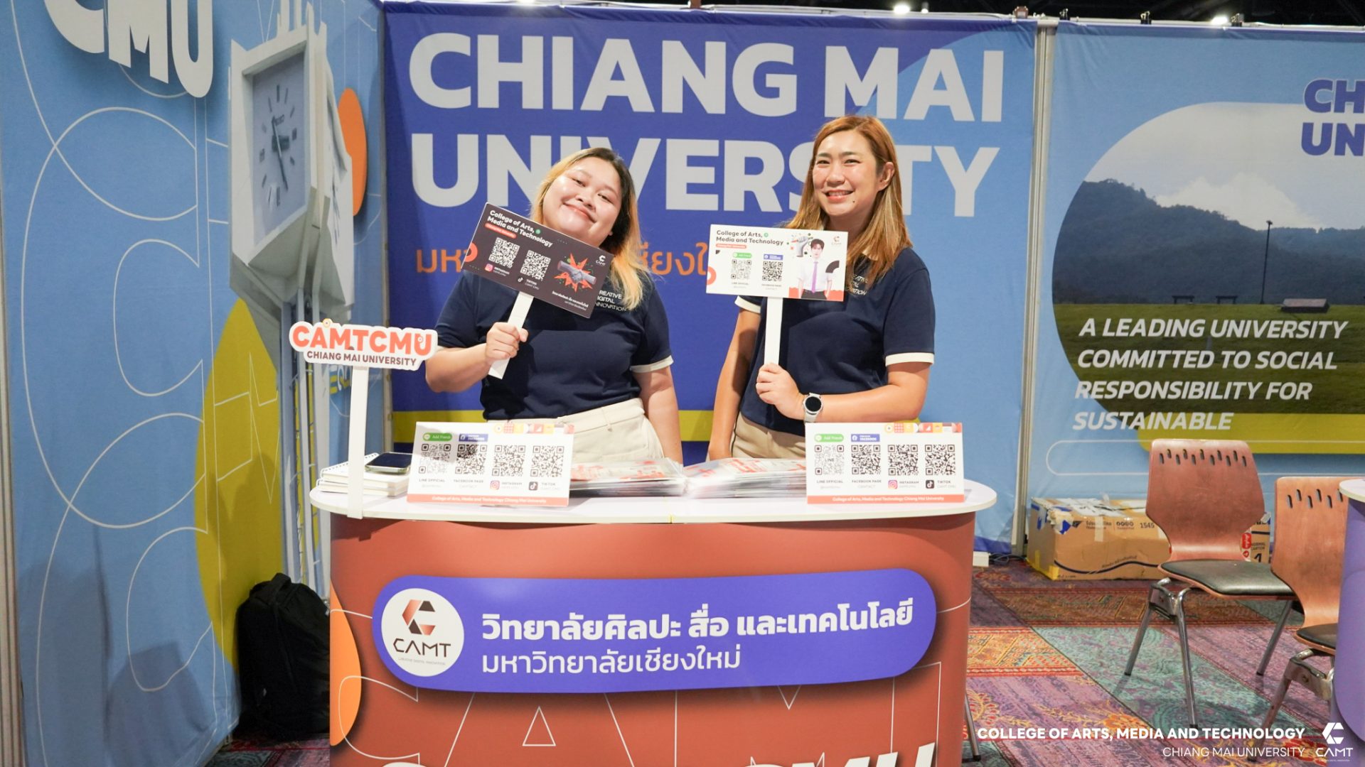 CAMT ร่วมจัดบูธนิทรรศการตลาดนัดอุดมศึกษา ภาคใต้ ประจำปี 2568 | CAMT CMU - วิทยาลัยศิลปะ สื่อ และ ...