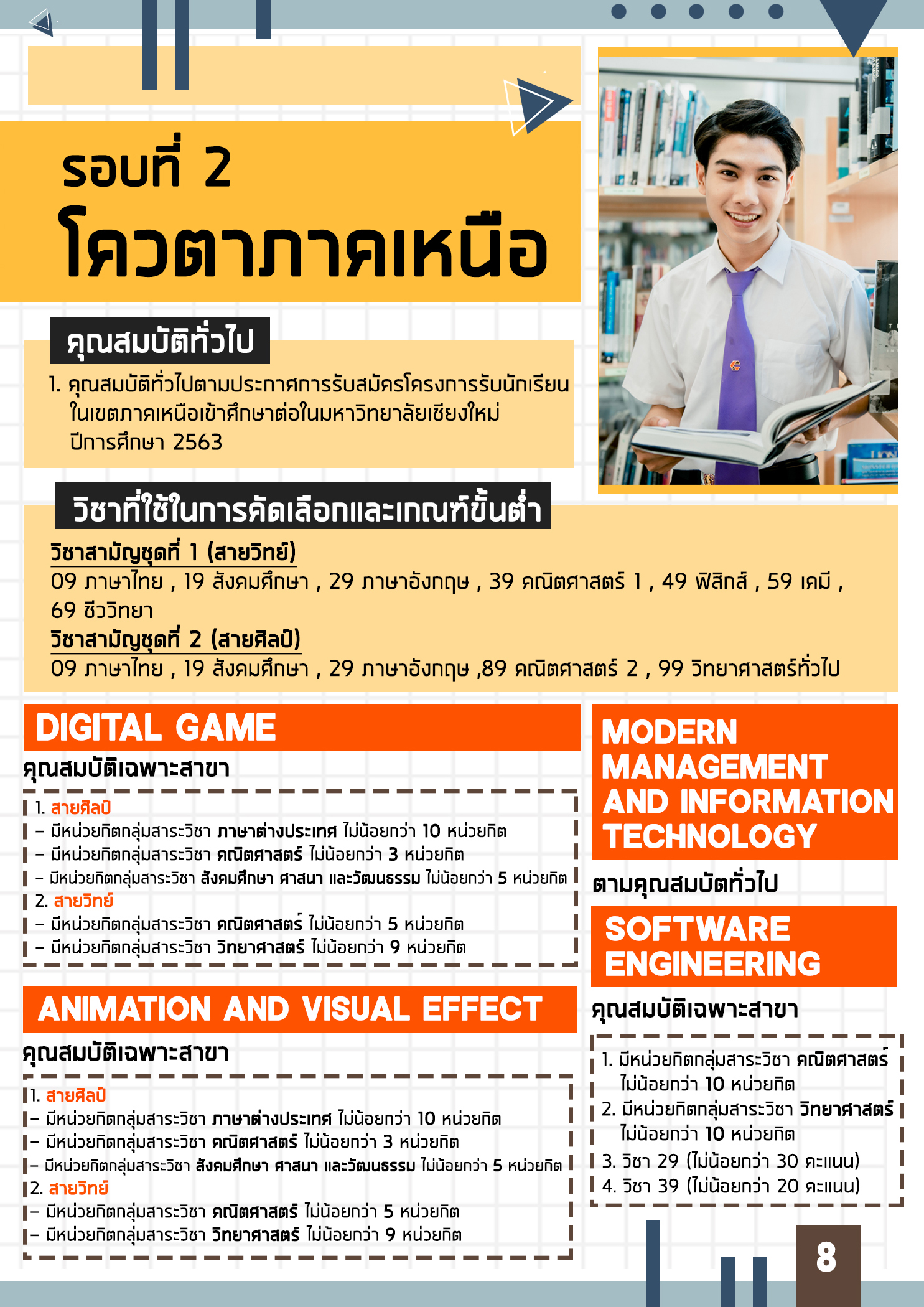 การรับสมัครคัดเลือกบุคคล เข้าศึกษาต่อระดับปริญญาตรี ประจำปีการศึกษา ...